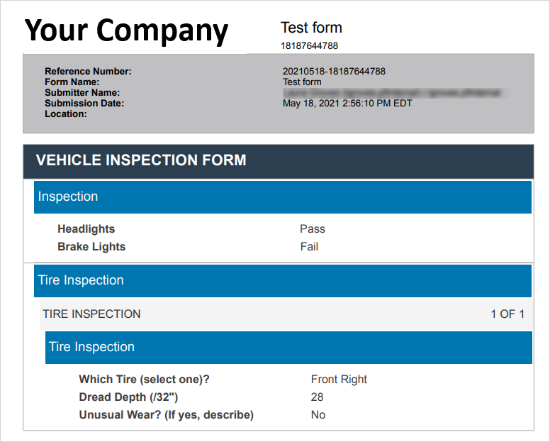Form Submission Timestamp Fields